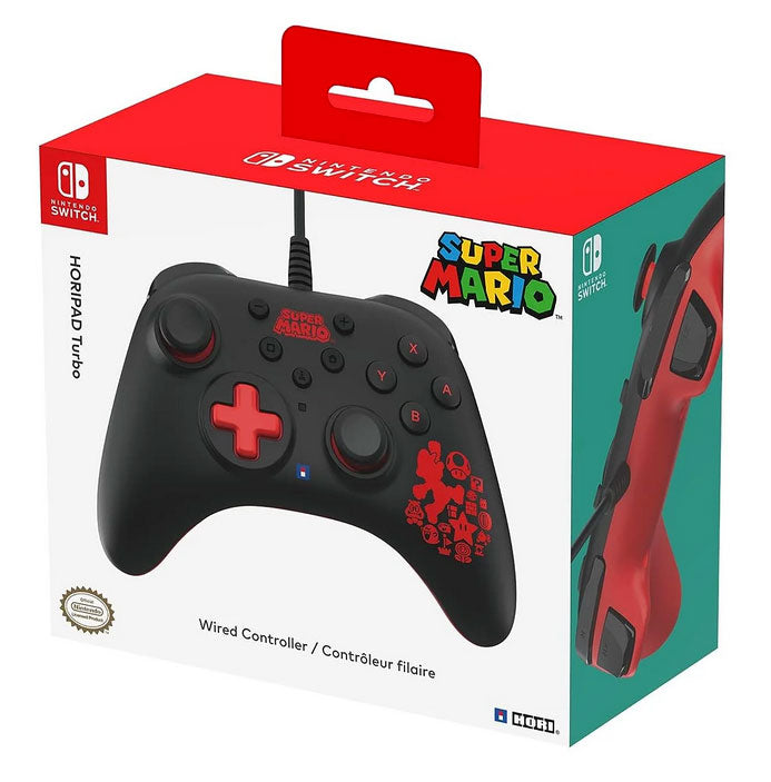 HORI SWITCH Controller Wired Horipad Turbo Mario – Games Time Aversa